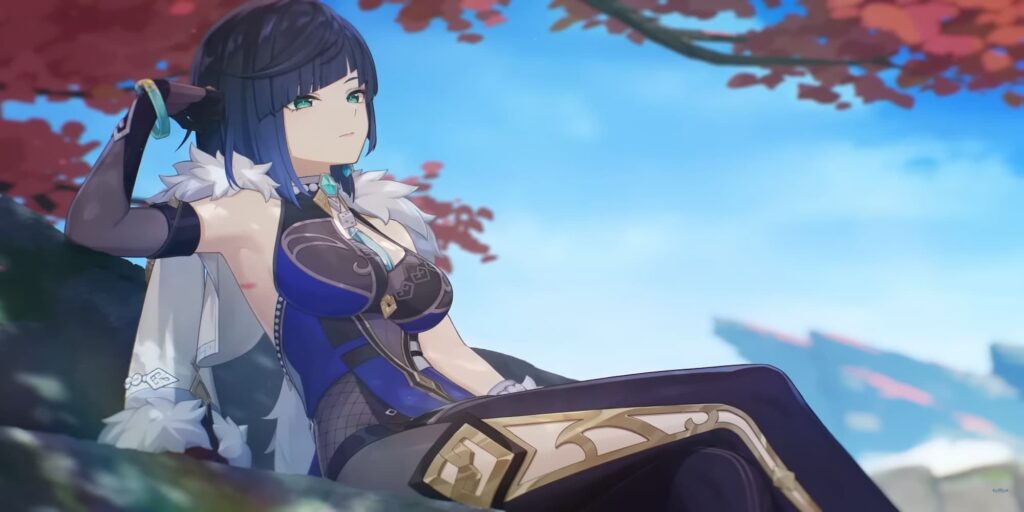 Novo visual de Yelan, do Genshin Impact, revelado por meio de vazamento ...