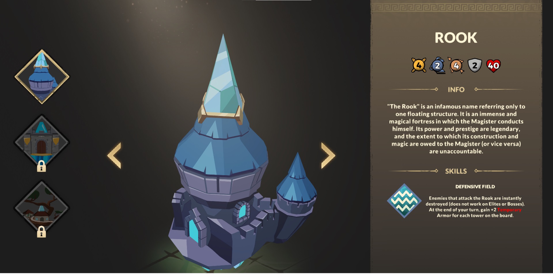 Jogue o jogo de tabuleiro Roguelike, repela o inimigo e defenda a torre ...