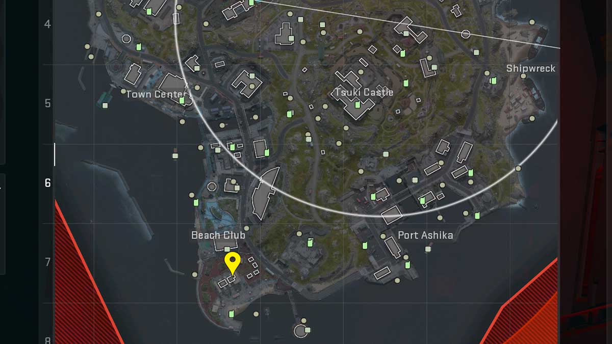 Localização-chave do atendente da DMZ Bathhouse - Warzone 2 - Creo Gaming