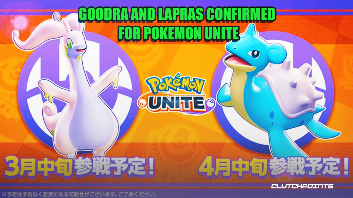 Goodra e Lapras confirmados em Pokémon UNITE - Creo Gaming