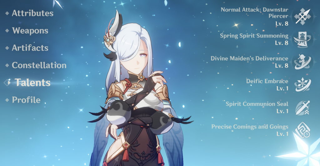 Genshin Impact: Guia de Talentos Shenhe - Creo Gaming