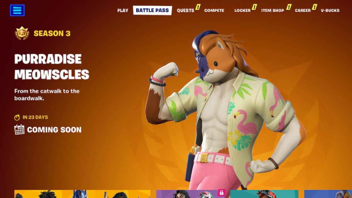 Como obter a pele Purradise Meowscles em Fortnite - Creo Gaming