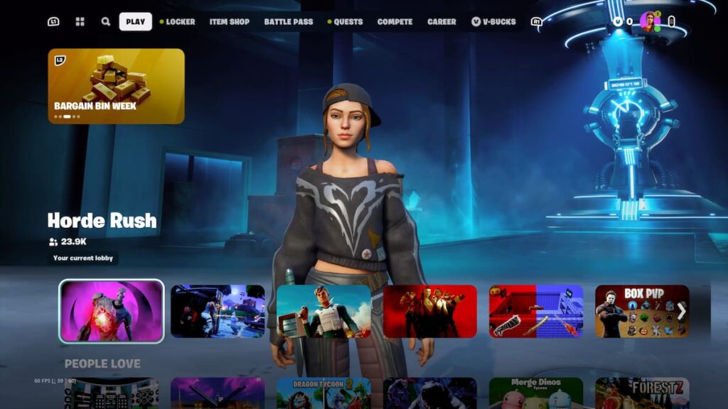 Habilite o som visual em Fortnite - Creo Gaming